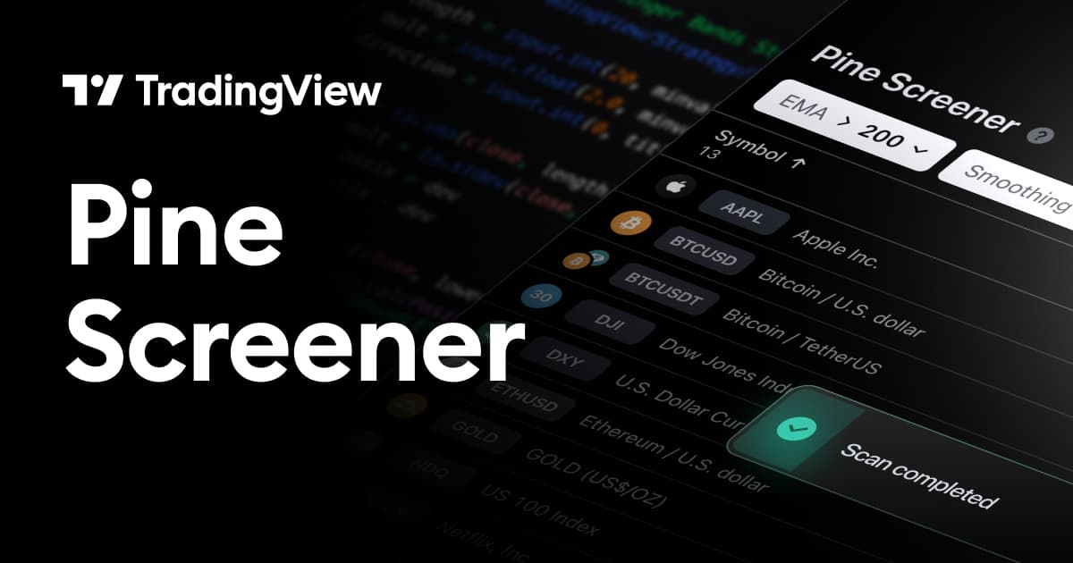 Pine Screener — Scan Markets with Your Scripts — TradingView India Pine Screener — Scan Markets with Your Scripts — TradingView India